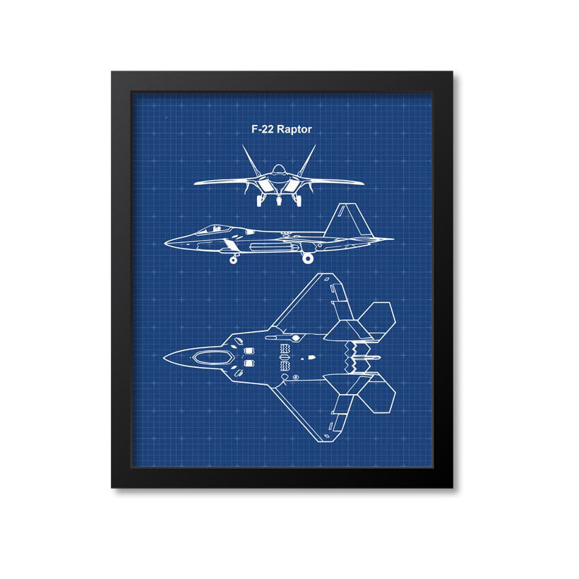 F22 Raptor Patent Print – Print A Patent