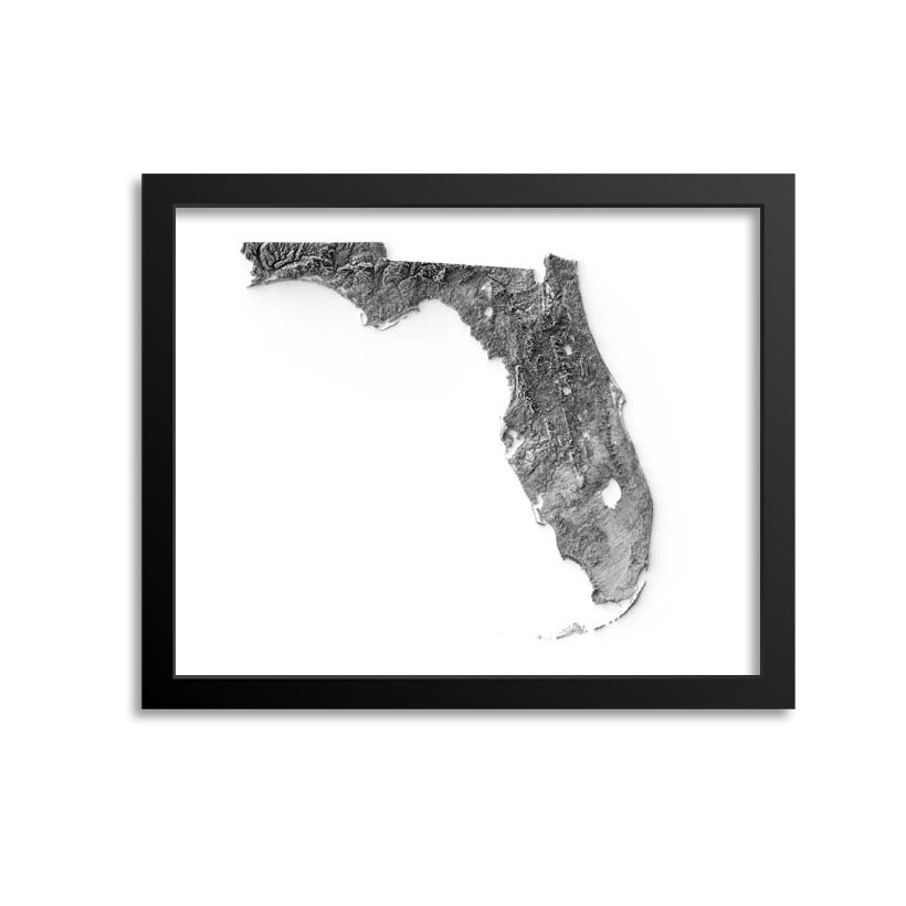 Florida Elevation Map