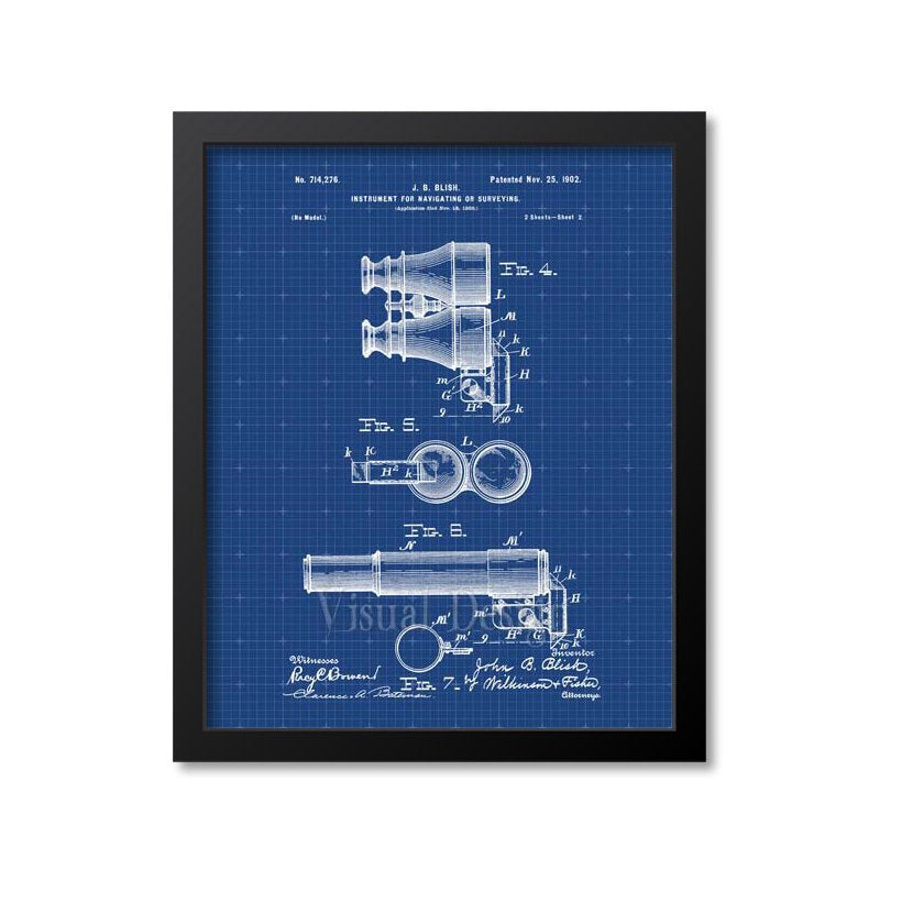 Binoculars Patent Print – Print A Patent